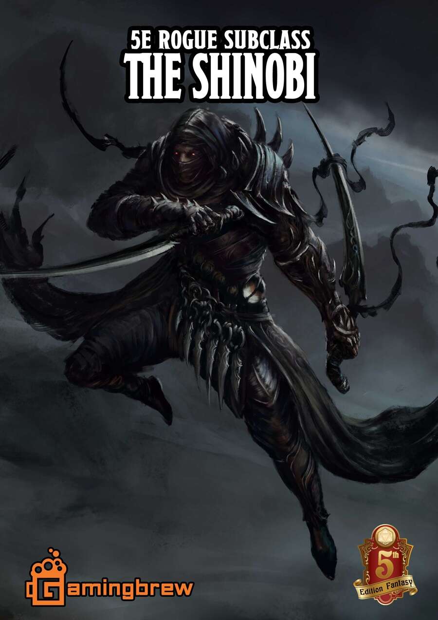 Rogue: Shinobi | 5E Subclass - Gamingbrew | DriveThruRPG