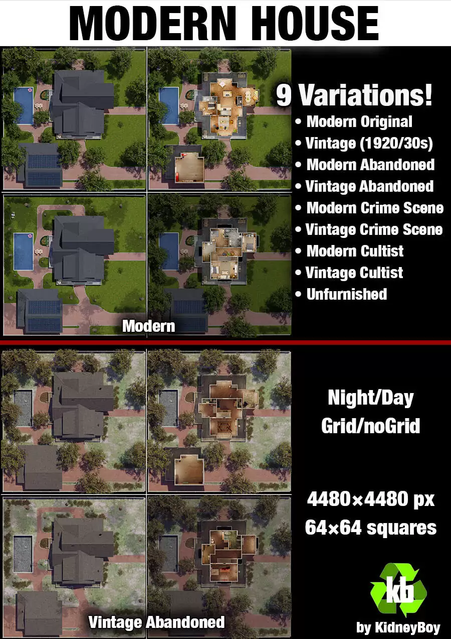 Modern House - KidneyBoy | DriveThruRPG