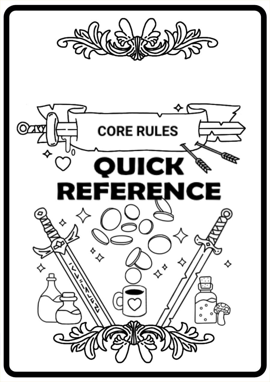 HeroQuest Quick Rules Reference - Andrew Dowell | DriveThruRPG