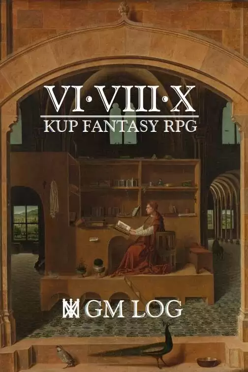 VI∙VIII∙X Game Master Log - Knight of the Lake Games | DriveThruRPG