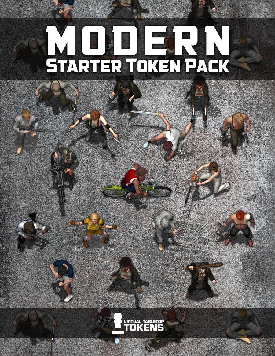 Modern Starter Token Pack - WyldFurr | Game Tokens | DriveThruRPG