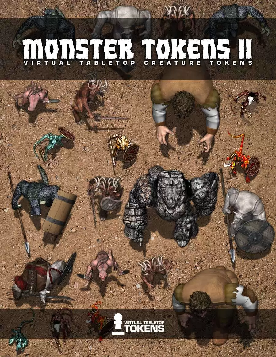 Monster Tokens II - WyldFurr | Game Tokens | DriveThruRPG