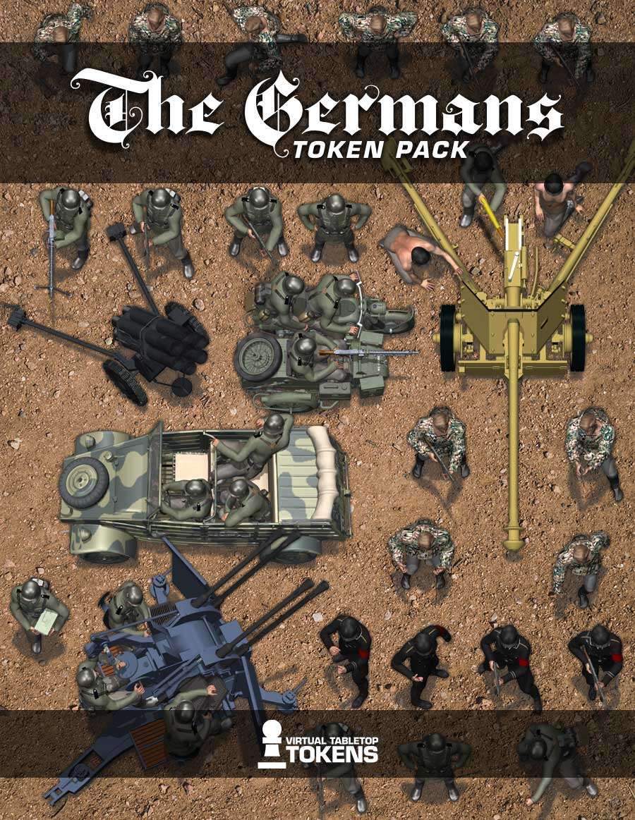 German Token Pack - WyldFurr | Game Tokens - Virtual Tabletop Tokens ...