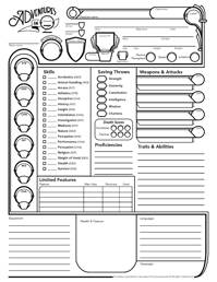 5e Character Sheet Dungeon Map - dicegeeks | DriveThruRPG