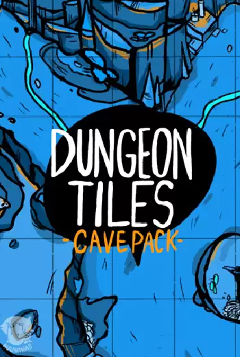 Dungeon Pack #1 - Cave Tiles - auwnanas | DriveThruRPG