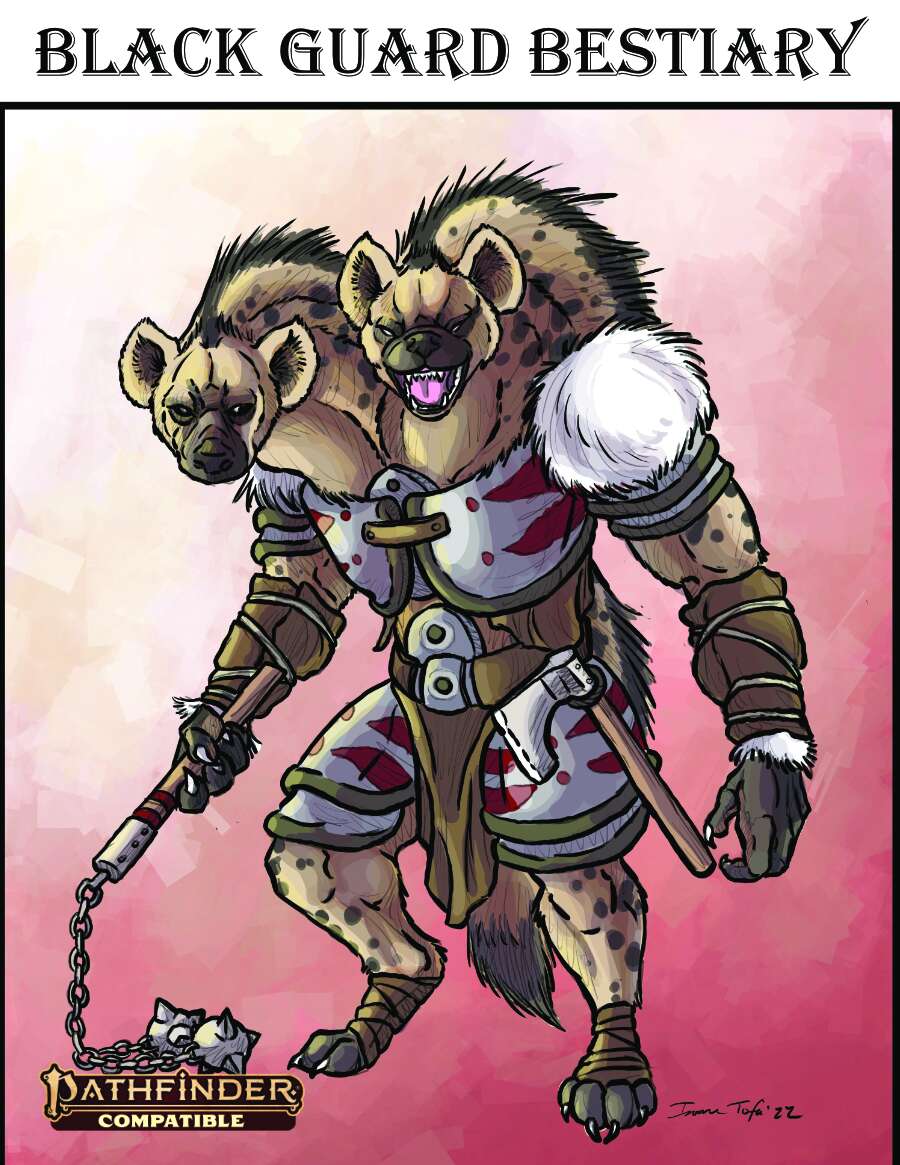 Black Guard Bestiary 1 - 2ed - Black Guard Press | Pathfinder 2nd ...