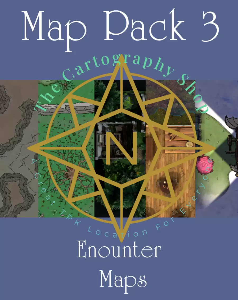 Map Pack #3 Encounter Maps - The Cartography Shop | DriveThruRPG