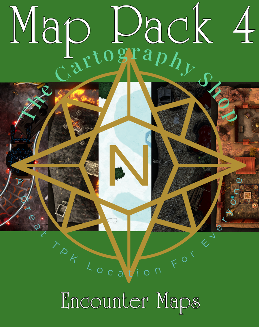 Map Pack #4 Encounter Maps - The Cartography Shop | DriveThruRPG