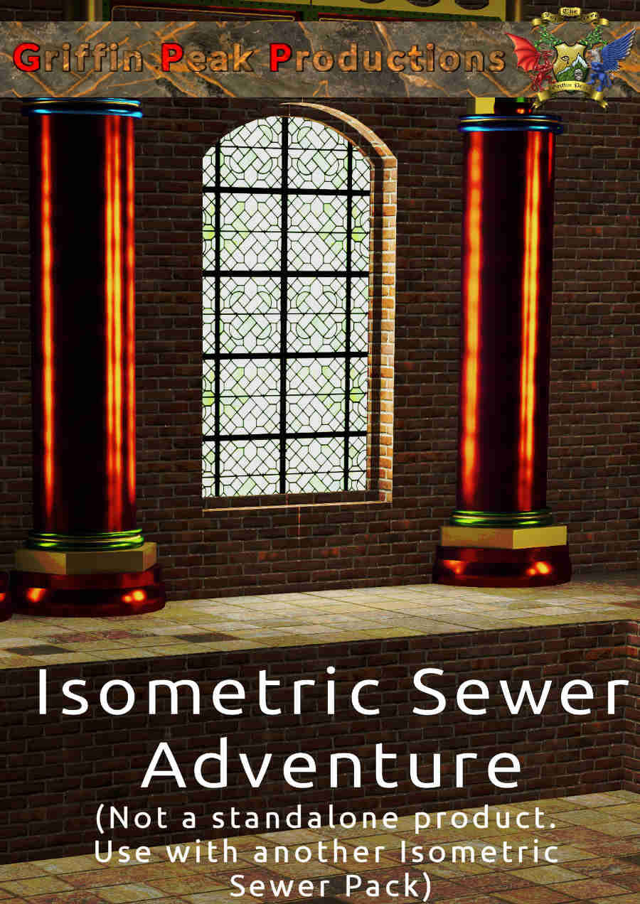 Isometric Sewer Adventure - Griffin Peak Productions | DriveThruRPG