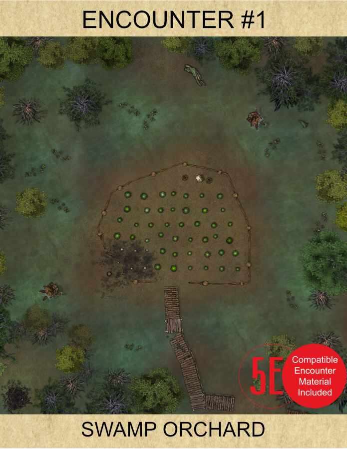 Encounter #1: Swamp Orchard - Dramatic Dragons | DriveThruRPG