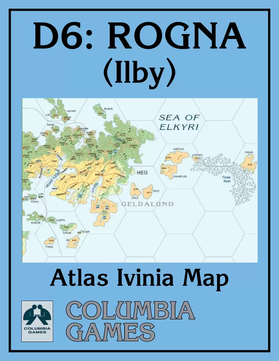 Ivinia Atlas Map D6: Ilby, Rogna - Columbia Games Inc. | Atlas Maps ...