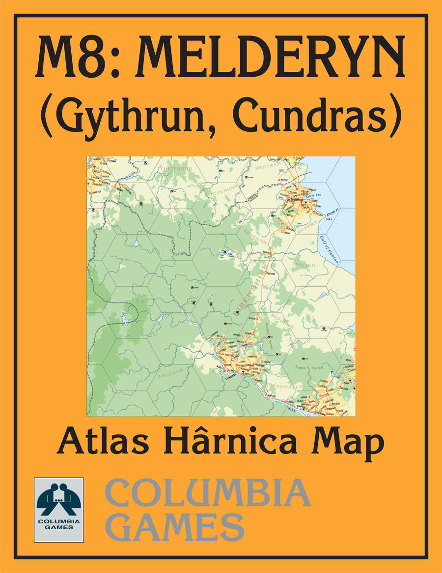 Atlas Map M8: Melderyn - Columbia Games Inc. | Atlas Maps | DriveThruRPG
