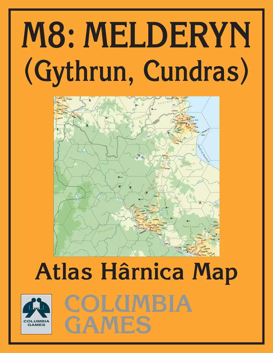 Atlas Map M8: Melderyn - Columbia Games Inc. | Atlas Maps | DriveThruRPG