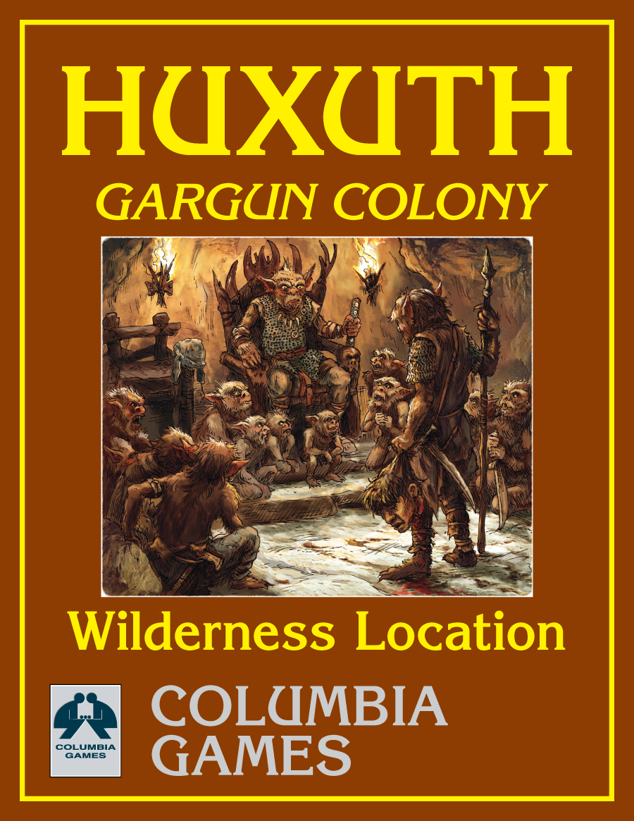 Huxuth Gargun (Orc) Colony - Columbia Games Inc. | Locations | DriveThruRPG