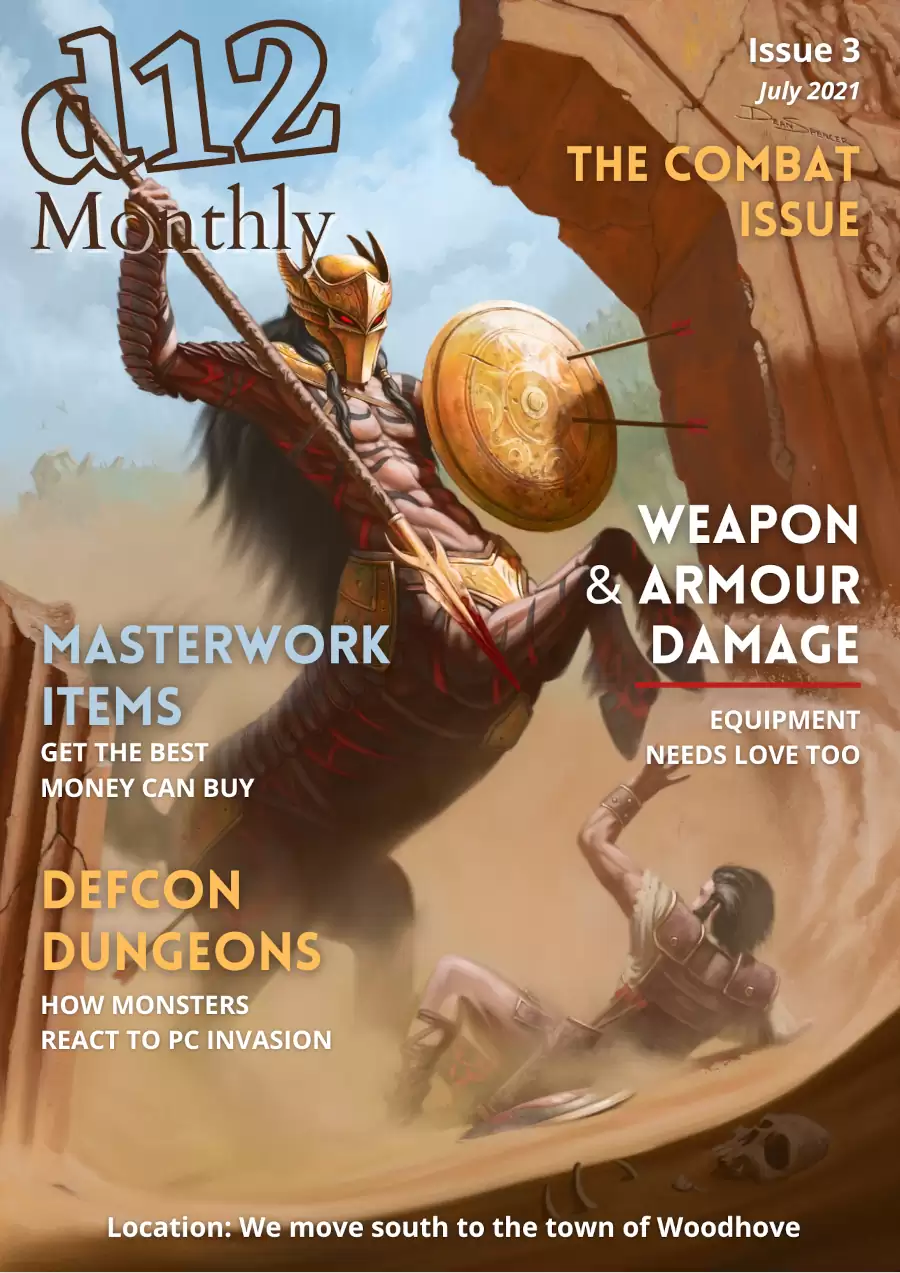 d12 Monthly Issue 3 - The Combat Issue - YUM_DM | DriveThruRPG