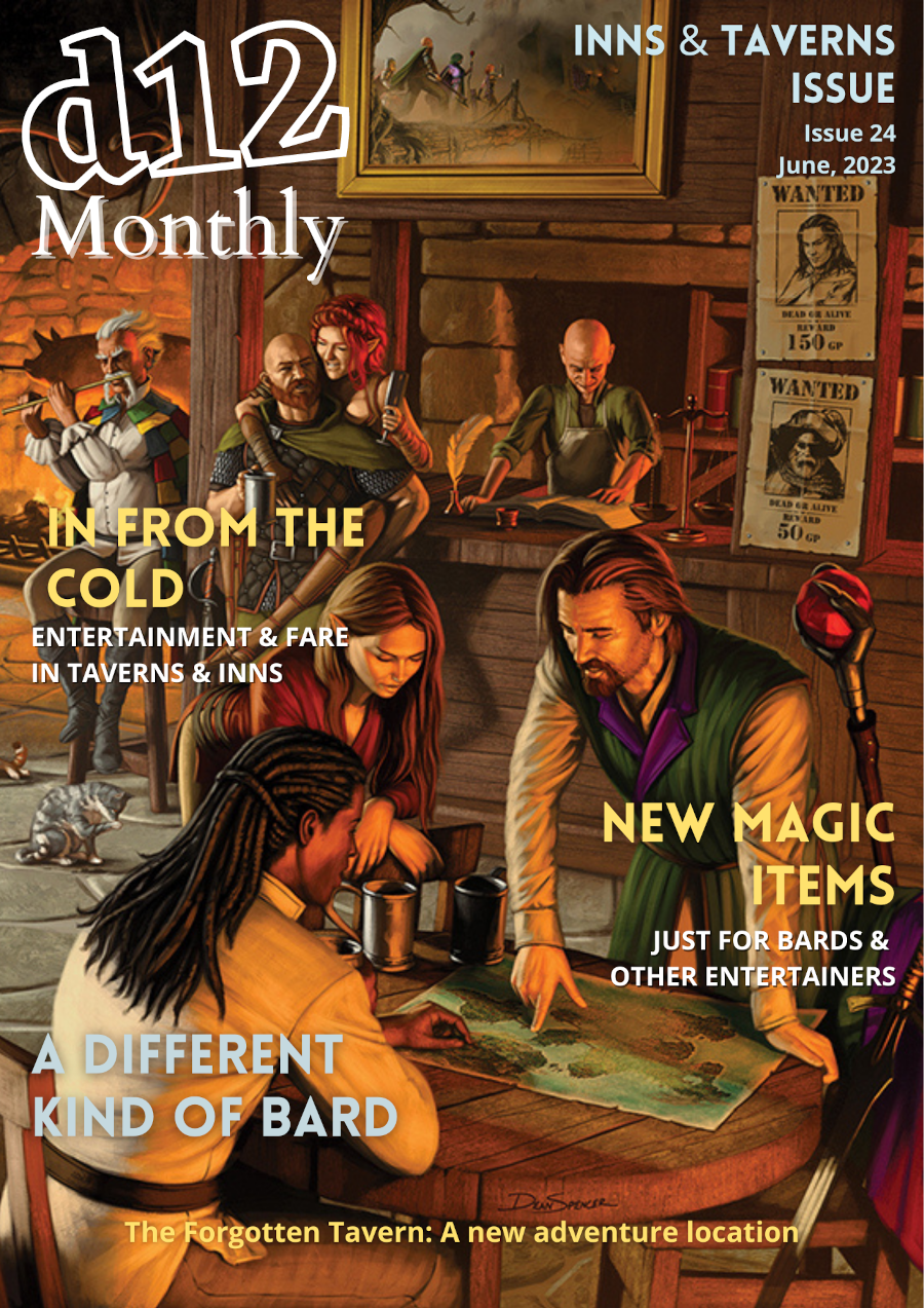 d12 Monthly Issue 24 - Inns & Taverns Issue - YUM_DM | DriveThruRPG