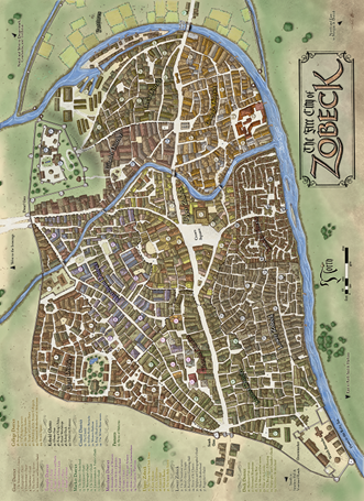 Zobeck City Map - Kobold Press | DriveThruRPG