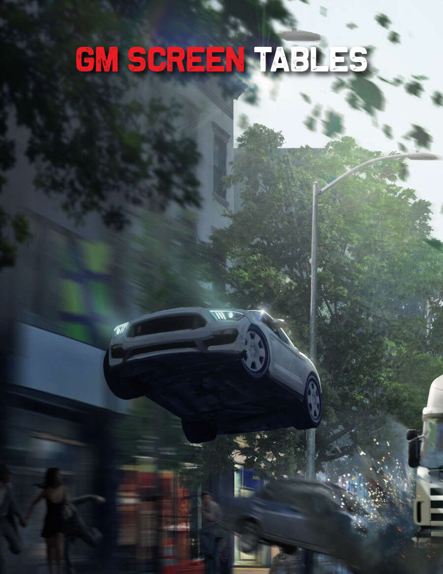 Everyday Heroes™ GM Screen Tables - Evil Genius Games | DriveThruRPG