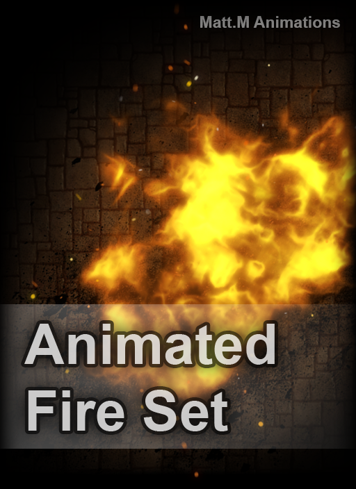 Animated Fire Set V1 - Matt.M Animations | DriveThruRPG