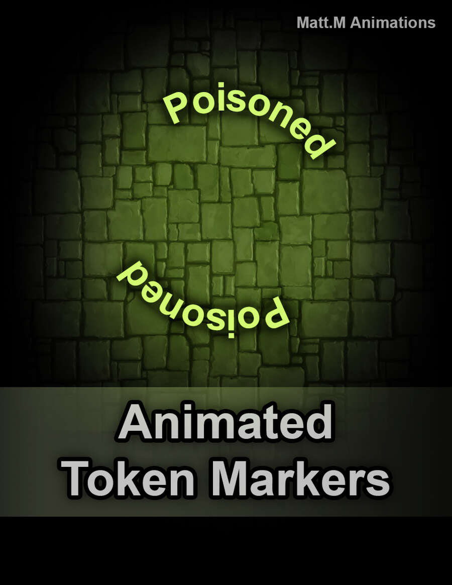 Animated Token Markers - Matt.M Animations | DriveThruRPG