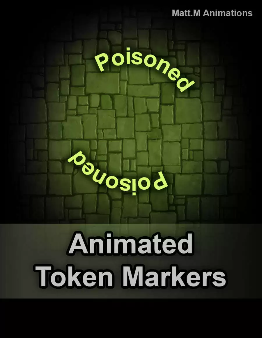 Animated Token Markers - Matt.M Animations | DriveThruRPG