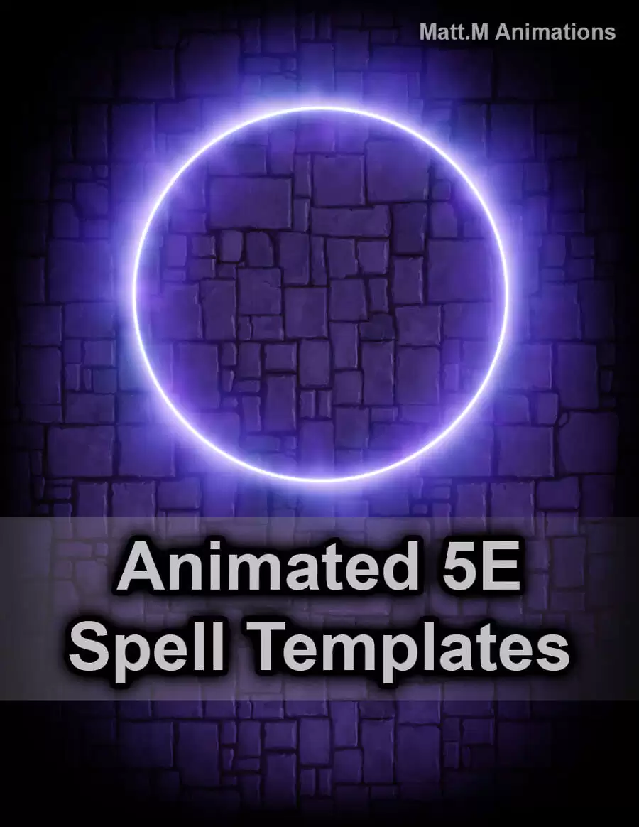 5E Animated Spell Templates - Matt.M Animations | DriveThruRPG