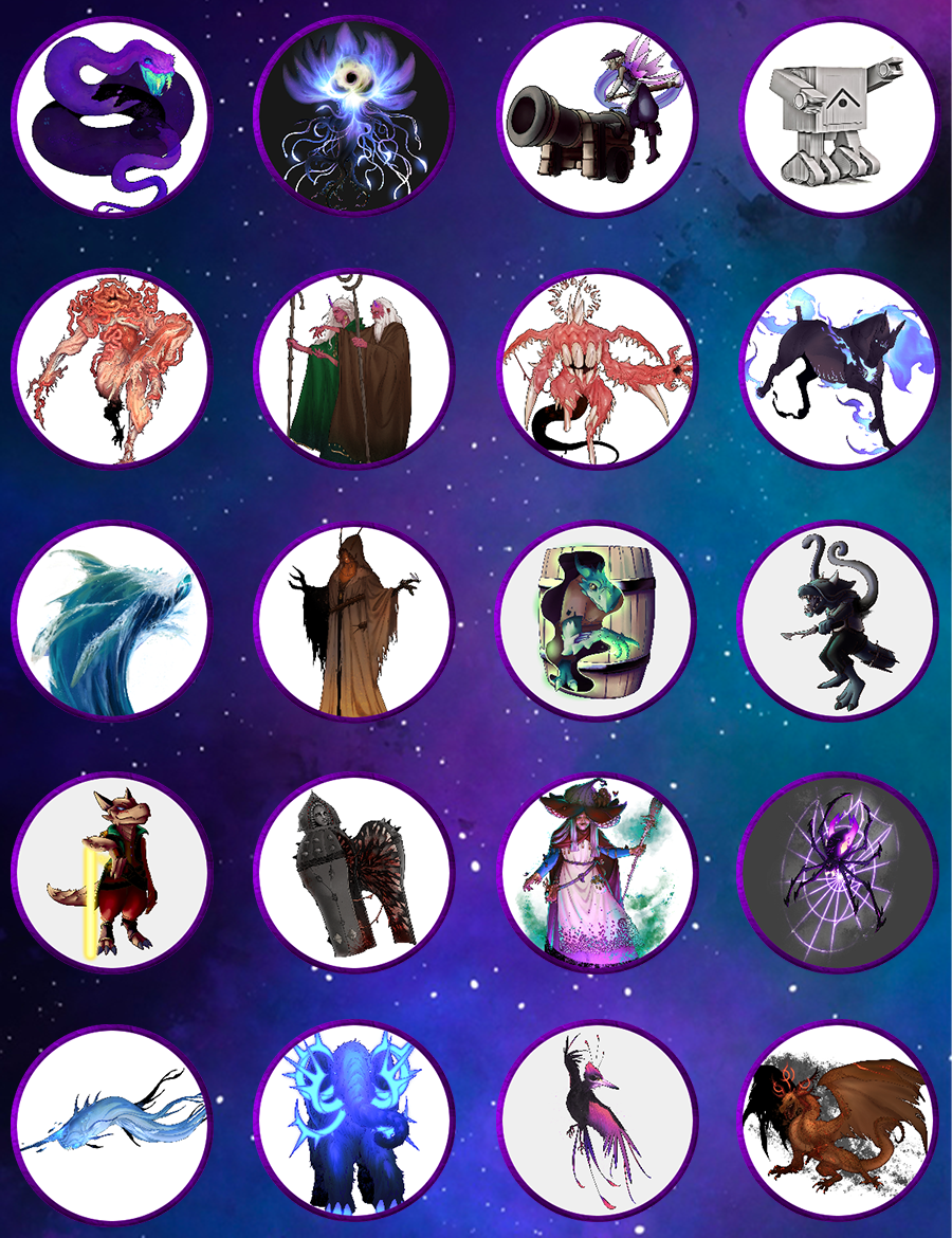 VTT Tokens: 20 Runic Creatures - Runic Press | DriveThruRPG