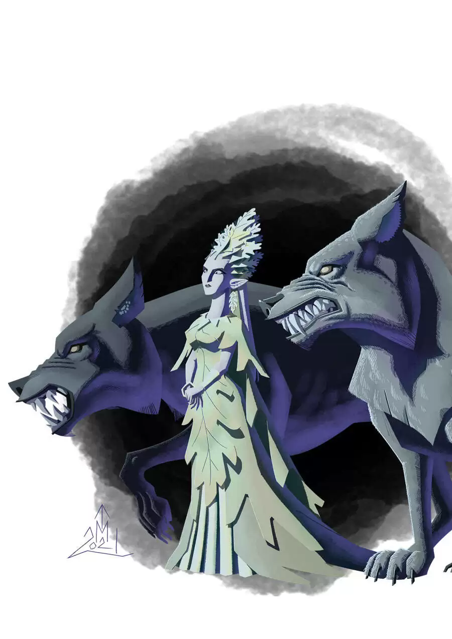 Elf Queen 2, black splash - Rad Loot | Characters, Colour | DriveThruRPG