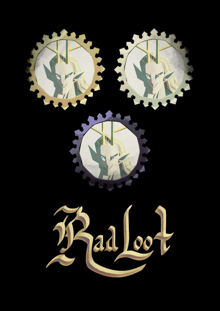 Elf Tokens, King 1, White - Rad Loot | Tokens | DriveThruRPG