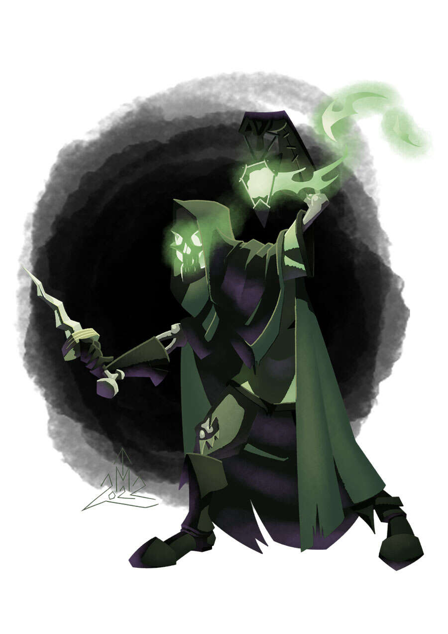 Haunting Rogue, black splash - Rad Loot | Characters, Colour | DriveThruRPG