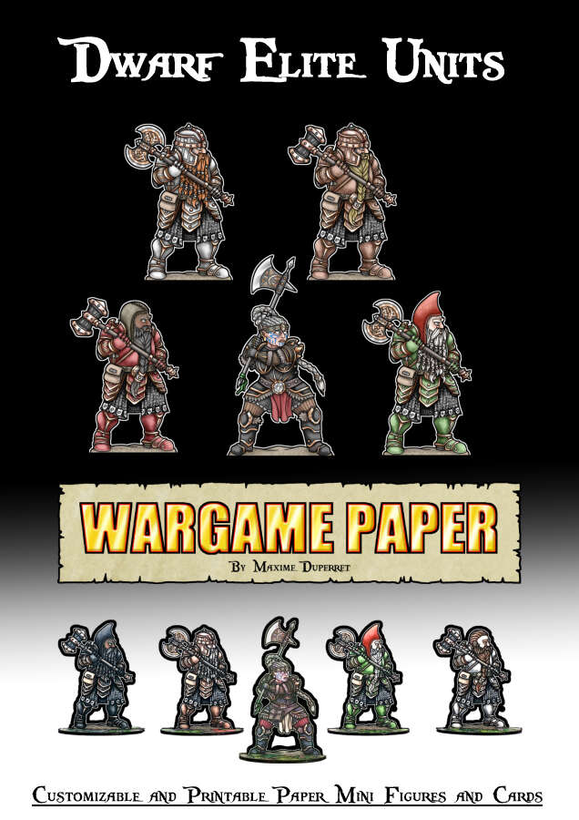 Dwarf Elite Units [BUNDLE] - WargamePaper | Bundle | Dwarfs | DriveThruRPG