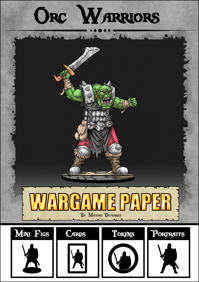 Dwarf Slayers 01 - Customizable and Printable Paper Mini Figurines and ...