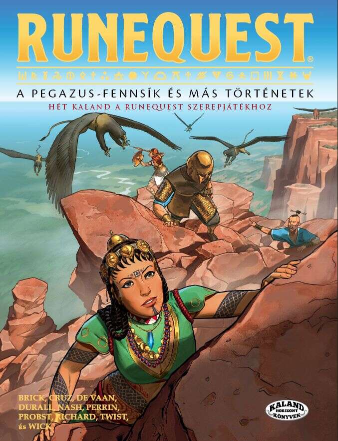 Pegazus-fennsík és más történetek - Kalandhorizont Kiadó | RuneQuest | DriveThruRPG