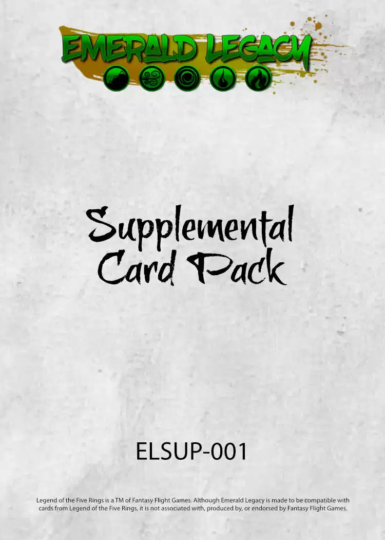 Supplemental Card Pack - Emerald Legacy | DriveThruRPG