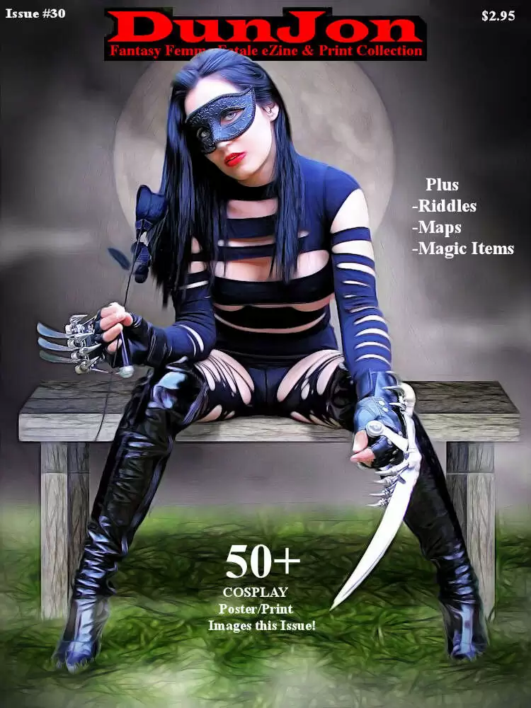 DunJon eZine (Issue #40) - Stainless Steel Dragon | Poster Sized Fantasy Art | DriveThruRPG