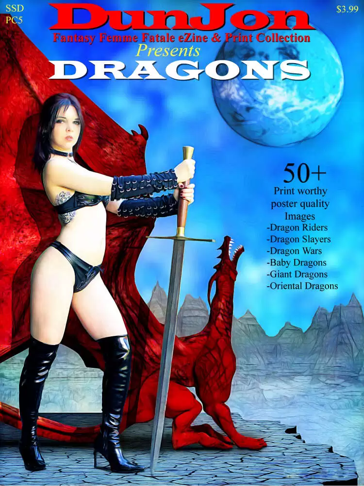 Dragons - Stainless Steel Dragon | Poster Sized Fantasy Art | DriveThruRPG