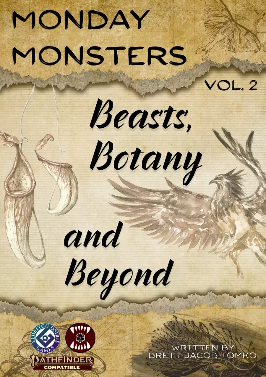 Monday Monsters Vol 2: Beasts, Botany, and Beyond PF2e - Eldritch ...