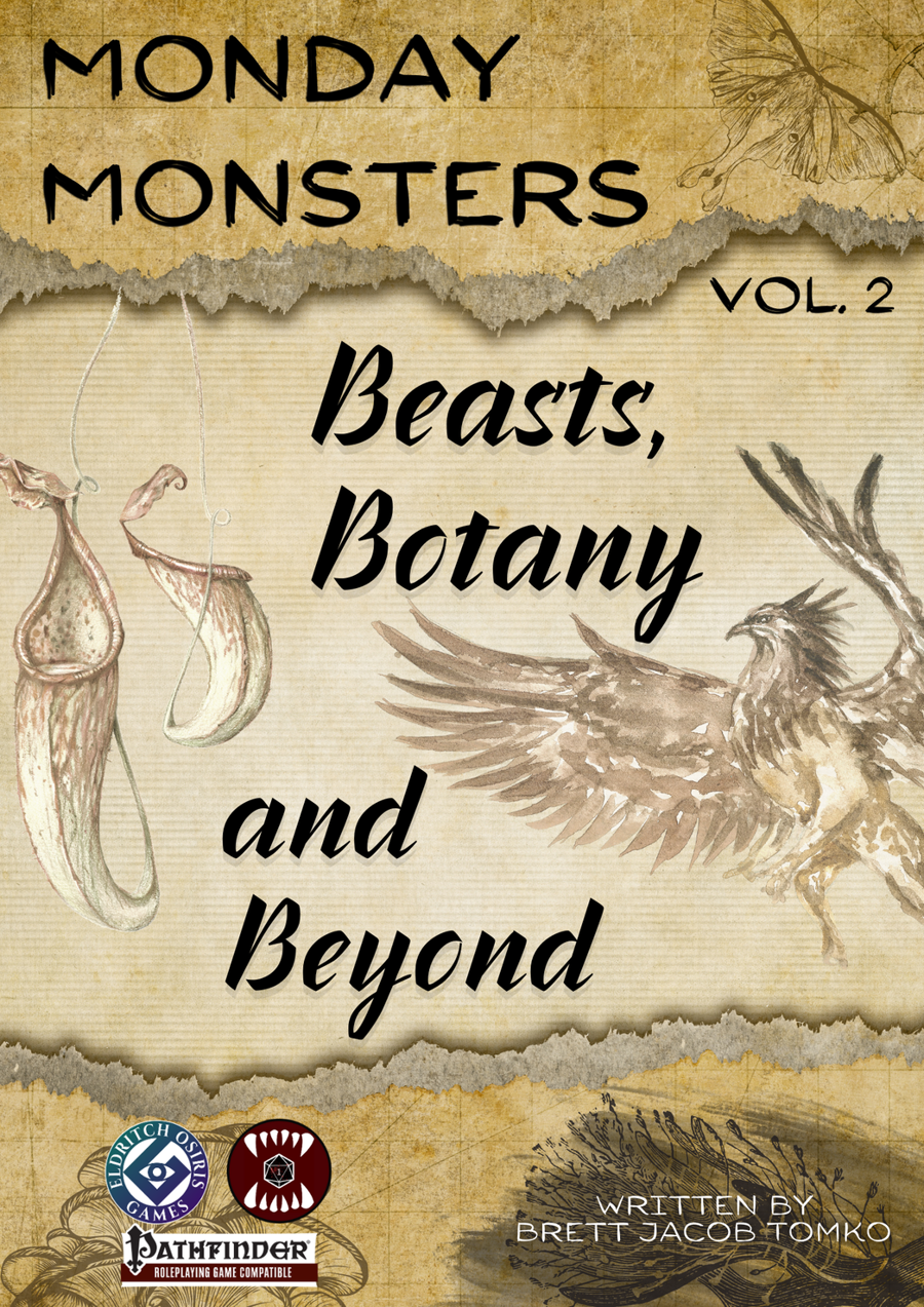 Monday Monsters Vol 2: Beasts, Botany, and Beyond PF1e - Eldritch ...
