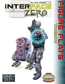 Interface Zero 2.0 Threats figure flats - Gun Metal Games | Savage ...