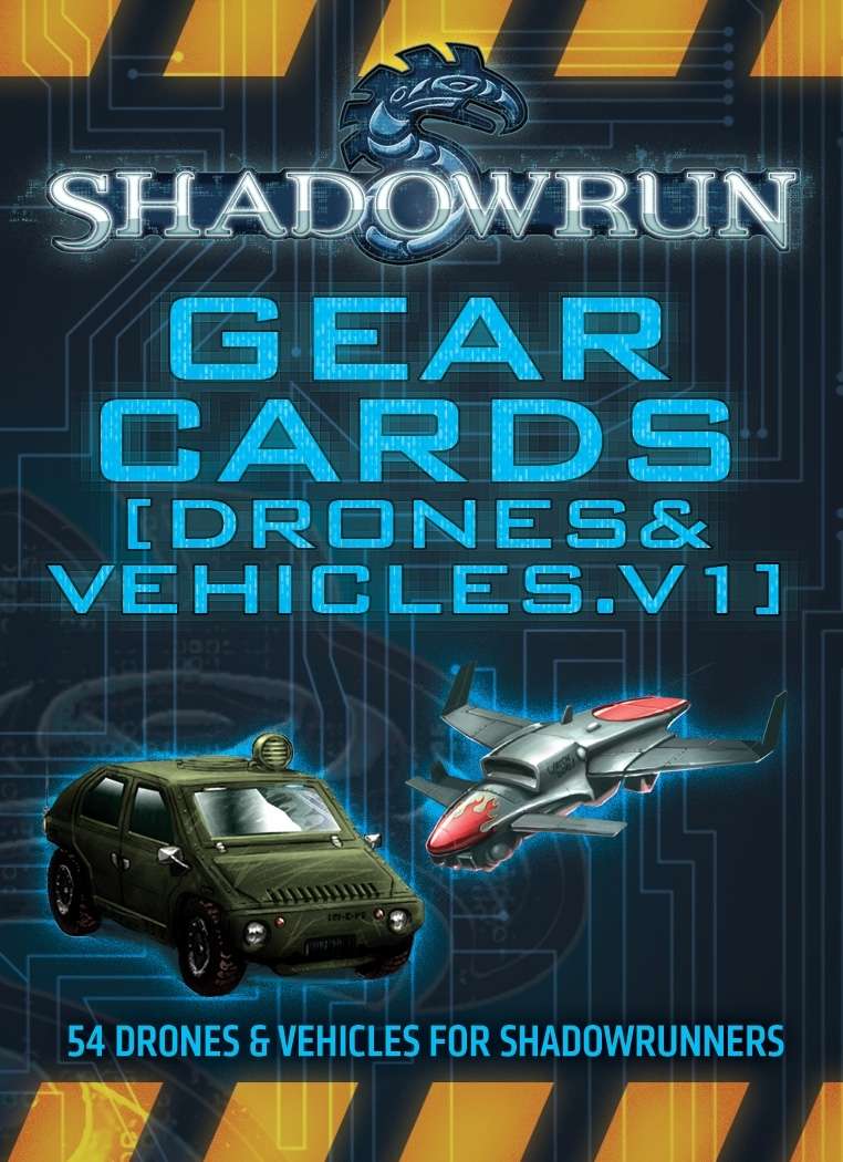 Shadowrun: Gear Cards [Drones & Vehicles, Volume 1] - Catalyst Game ...