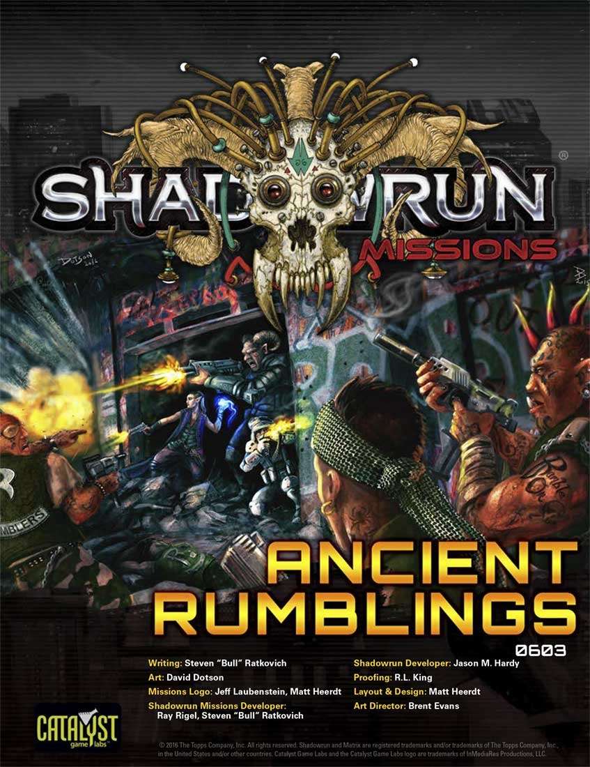 Shadowrun Missions: Ancient Rumblings (06-03) - Catalyst Game Labs ...