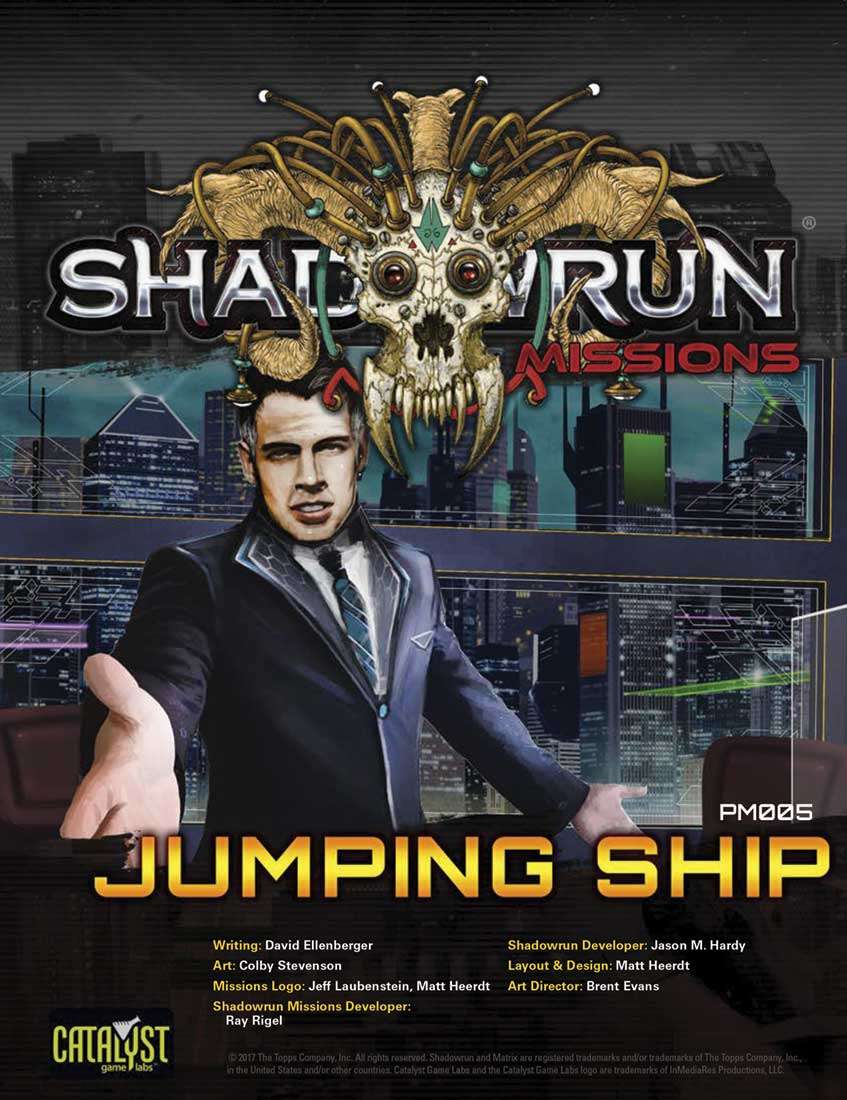 Shadowrun Missions: Jumping Ship (Prime Mission 005) - Catalyst Game ...