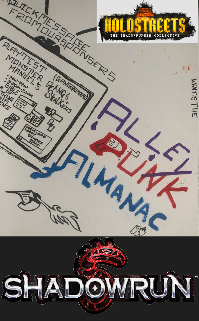 Monster Manuel's Alleypunk Almanac - Catalyst Game Labs | Shadowrun Holostreets | DriveThruRPG