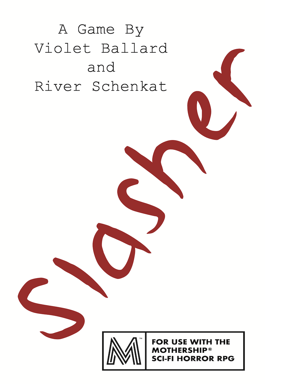 Slasher - RV Games | Slickspace Adventures | DriveThruRPG