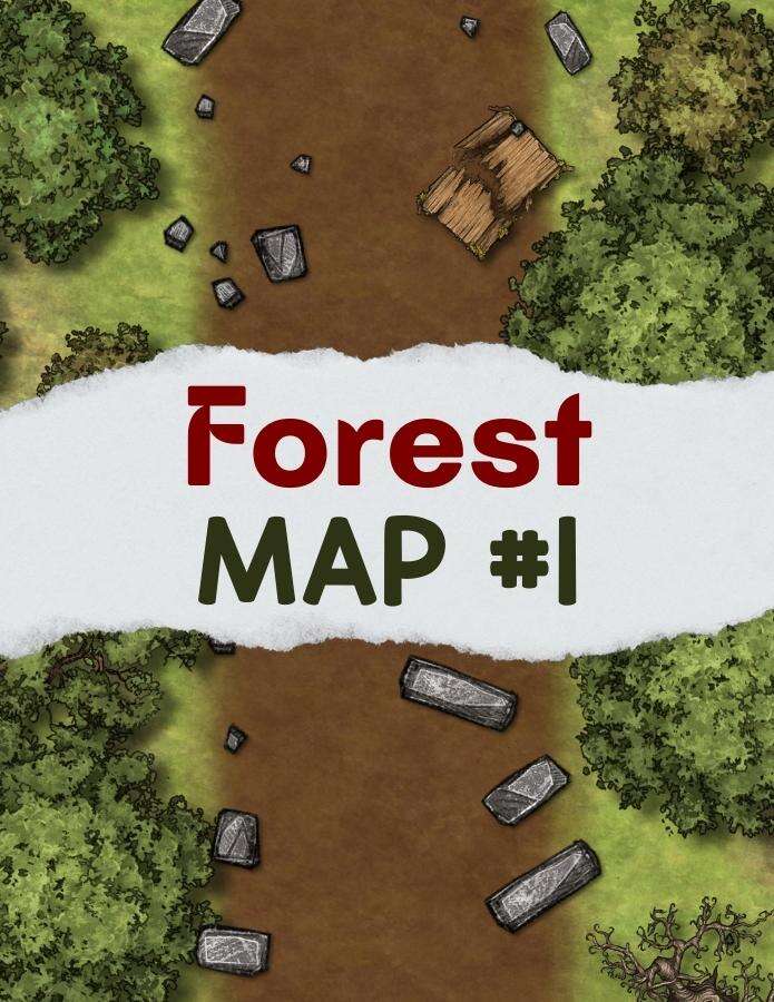 Fantasy Forest Map Set - Topgame Studio | DriveThruRPG