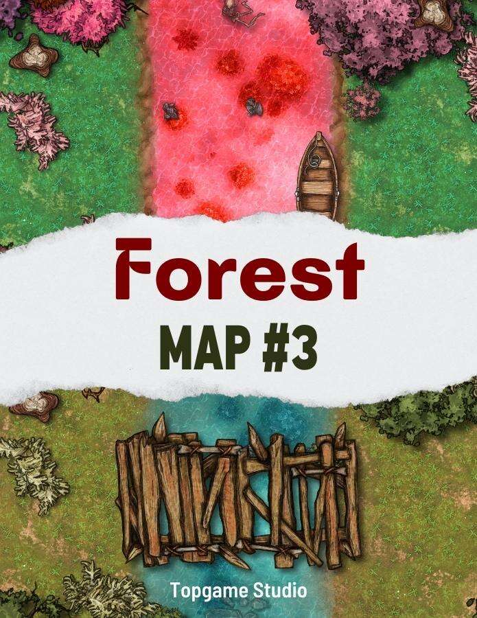 Fantasy Forest Map Set #3 - Topgame Studio | DriveThruRPG