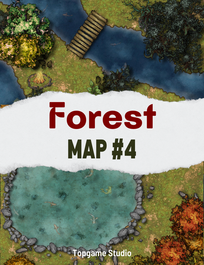 Fantasy Forest Map Set #4 - Topgame Studio | DriveThruRPG