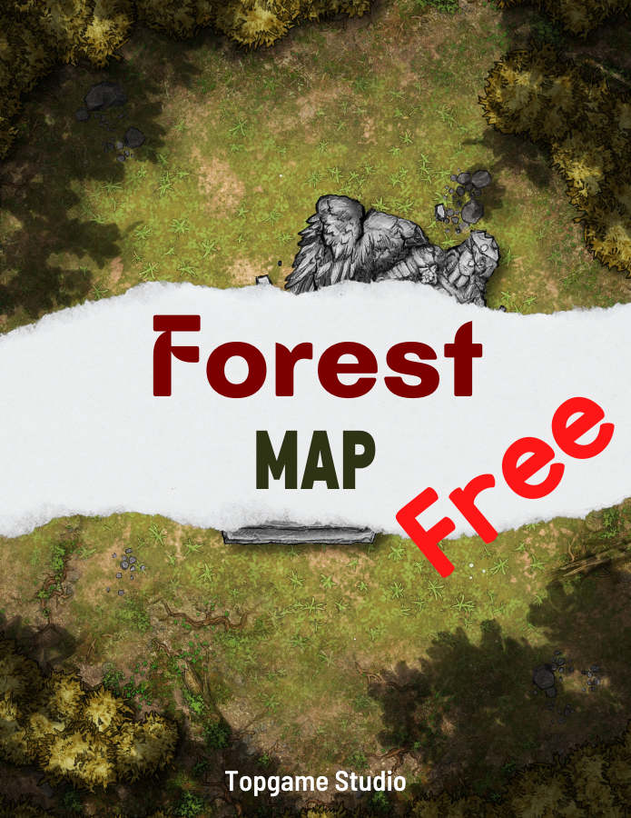 Fantasy Forest Map Free - Topgame Studio | DriveThruRPG