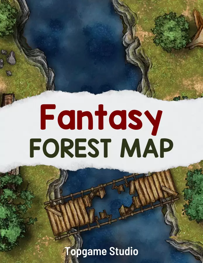 Topgame : Fantasy Forest Map - Topgame Studio | DriveThruRPG