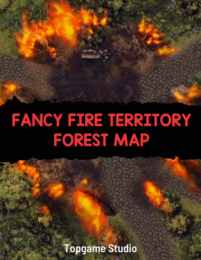 Topgame : 8K Fancy Fire Territory Forest Map - Topgame Studio ...